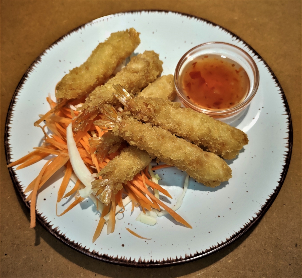 Crevetten (6) mit Süsser Chilli Sauce Nr.8 - ThaiToGo